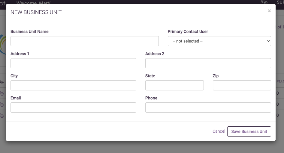 Seatrobot Enterprise: Admin Unit Dashboard – Seatrobot Support