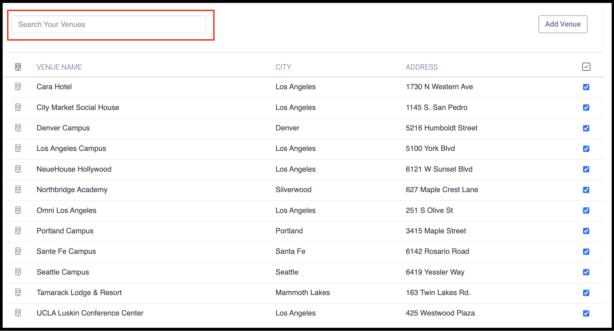 Adding Venues – Seatrobot Support
